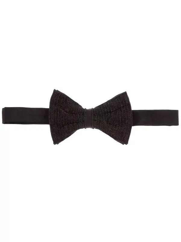 JUPE Silk Bow Tie - Black