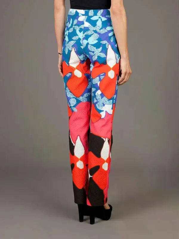 PETER PILOTTO Printed Straight Leg Trousers