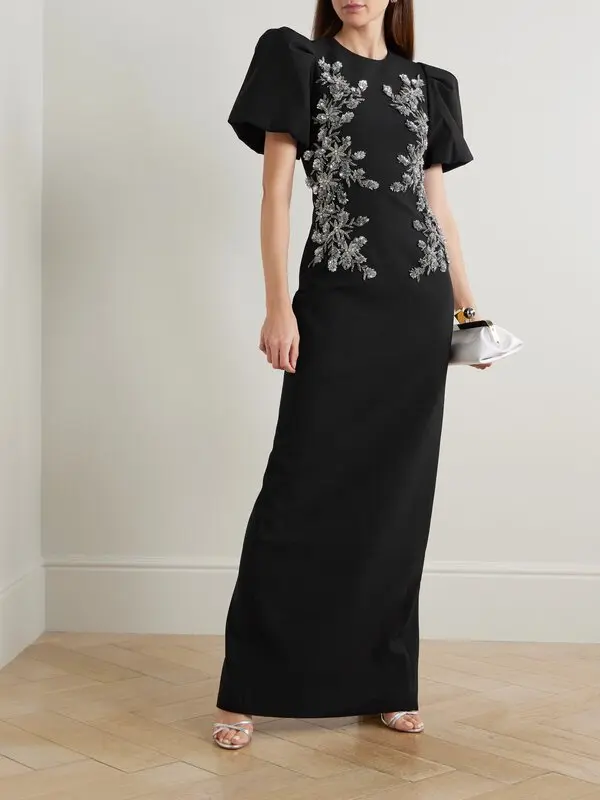 green emerald velvet dress Cameron Gown Red — Maxi Dresses main image 1