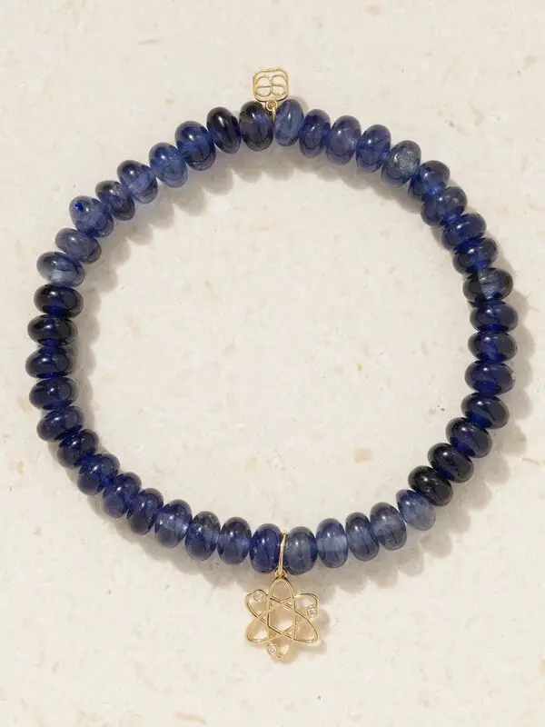 SYDNEY EVAN Cosmos Sapphire And Diamond Bracelet - Gold