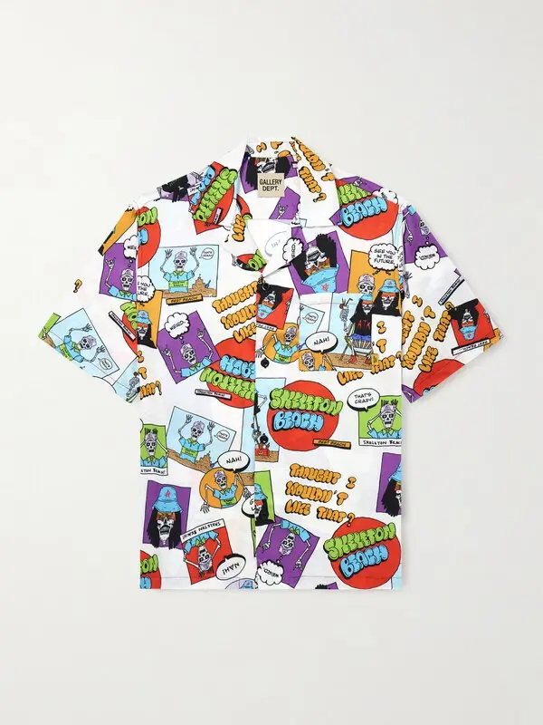 GALLERY DEPT. Skeleton Beach Edition Wilson Printed Twill Shirt - Multi