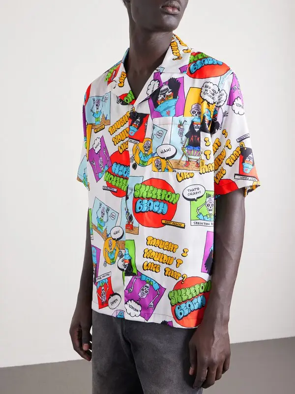 GALLERY DEPT. Skeleton Beach Edition Wilson Printed Twill Shirt - Multi