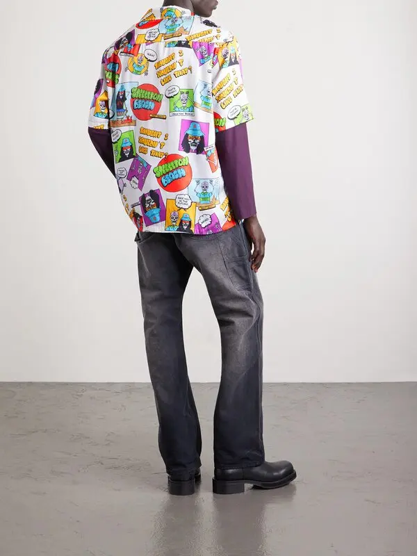 GALLERY DEPT. Skeleton Beach Edition Wilson Printed Twill Shirt - Multi