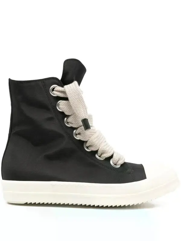 Rick Owens Jumbolace High-top Sneakers - Black