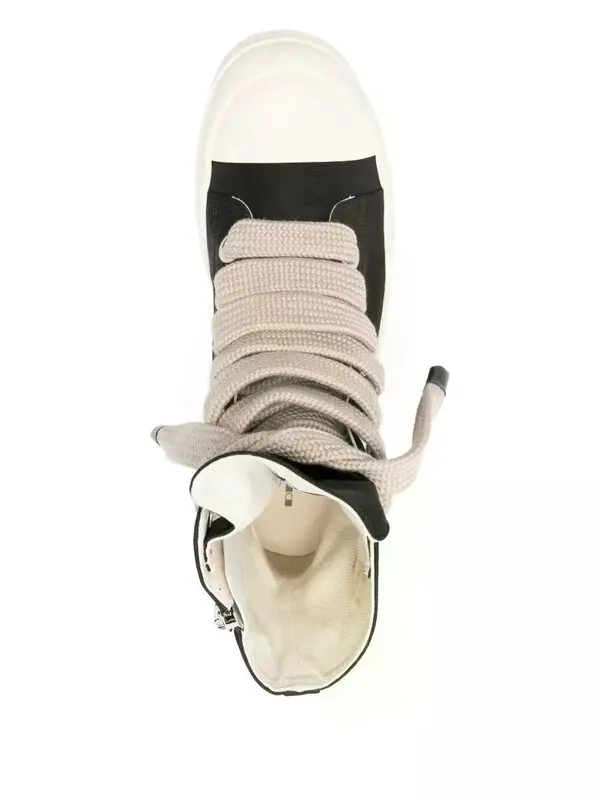 Rick Owens Jumbolace High-top Sneakers - Black