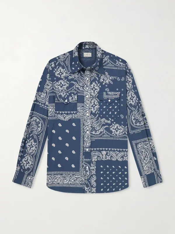 Kapital Bandana-print Cotton Shirt