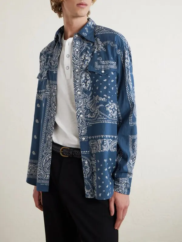 Kapital Bandana-print Cotton Shirt
