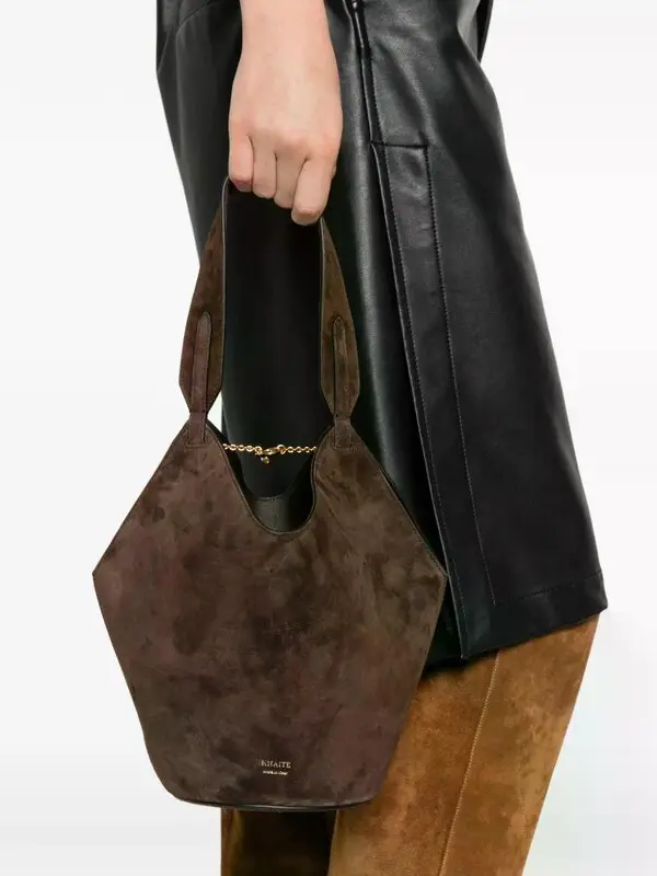 Khaite Lotus Tote - Brown