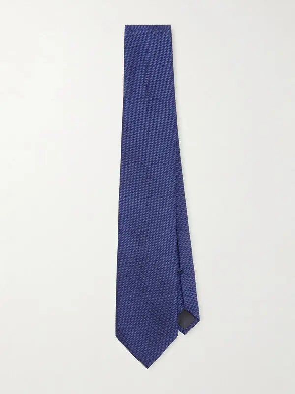 TOM FORD 8cm Silk Neck Tie - Blue