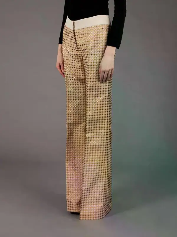 Giles Flared Cotton Blend Trousers