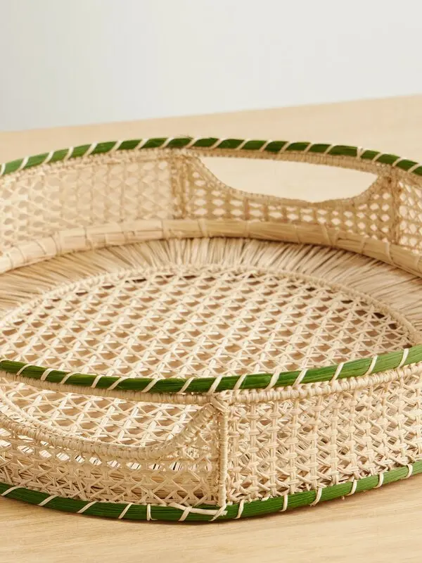 La DoubleJ Raffia Tray