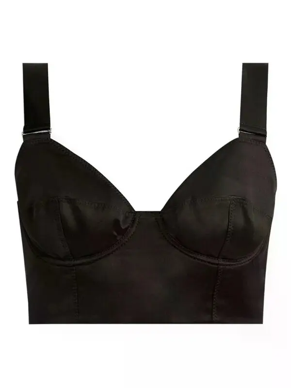 Erdem Corset Bra Top - Black