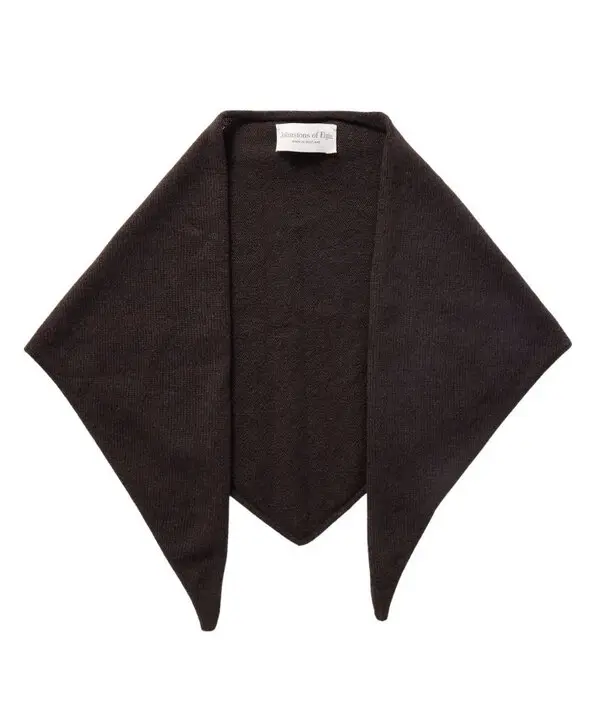 Johnstons Of Elgin Cashmere Scarf - Dark Brown