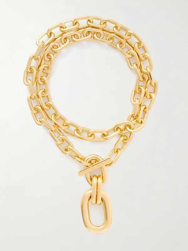 Rabanne Xl Link -tone Necklace - Gold