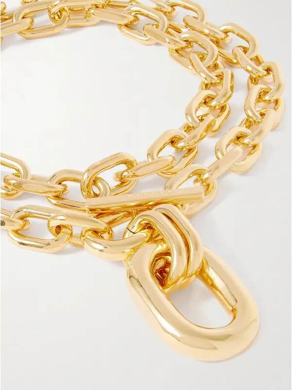 Rabanne Xl Link -tone Necklace - Gold