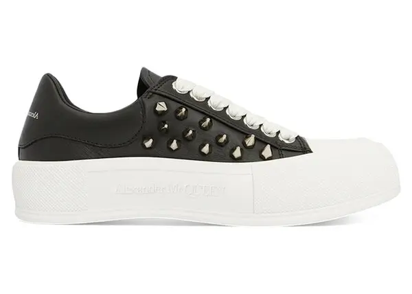 Alexander McQueen Deck Plimsoll Studded Sneakers
