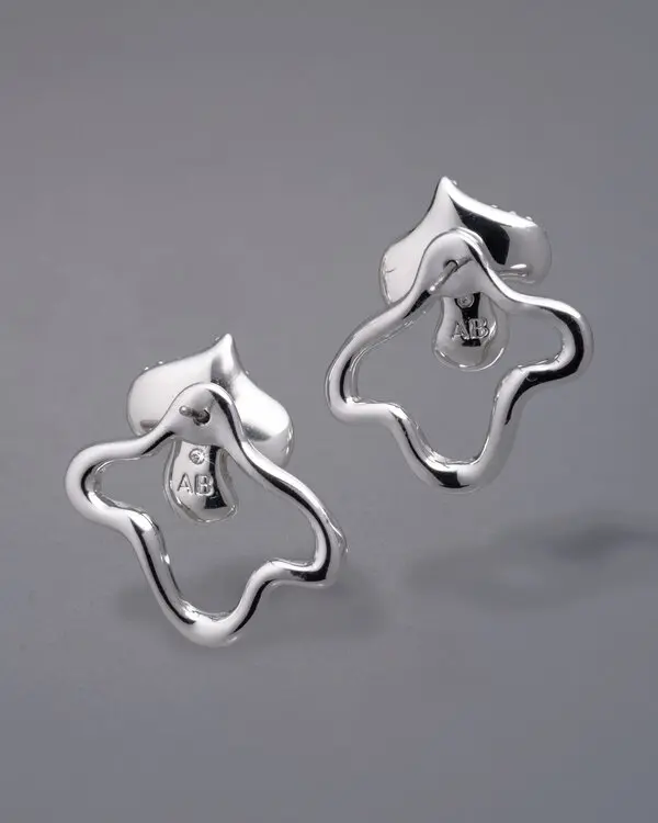 Alexis Bittar Freeform Pavé Crystal Jacket Earrings