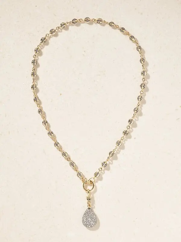 LUCY DELIUS 14-karat Diamond Necklace - Gold