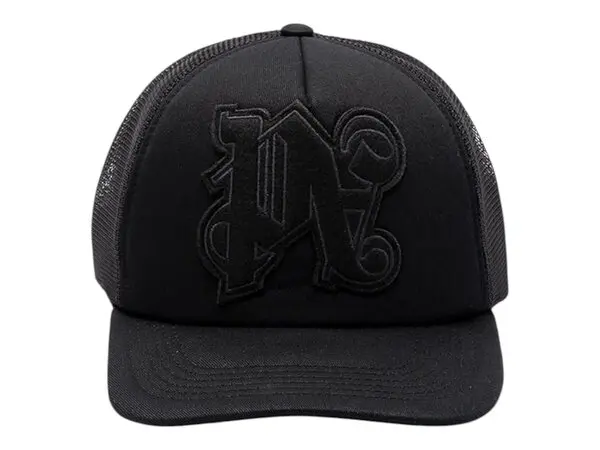 Palm Angels Monogram Baseball Cap - Black