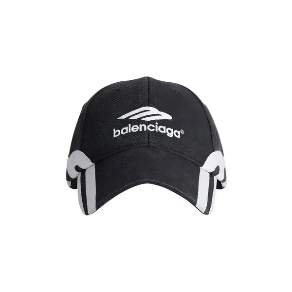 Balenciaga 3b Logo Cap - Black