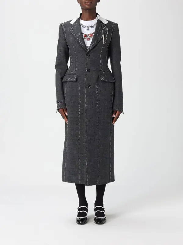 Moschino Tailored Coat - Grey