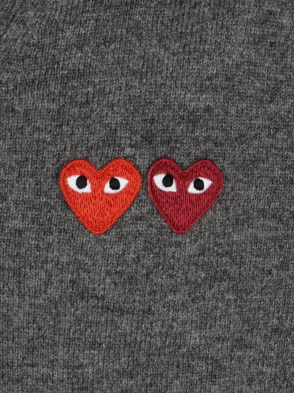 Play Comme Des Garcon Sweater - Grey