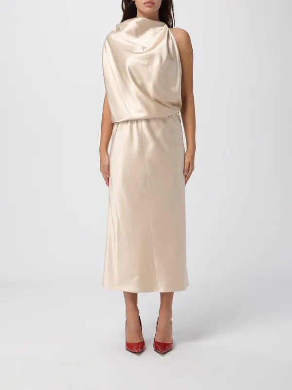 Magda Butrym Sleeveless Draped Dress