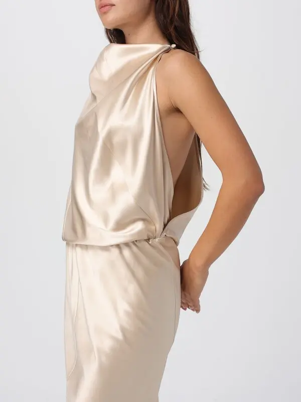 Magda Butrym Sleeveless Draped Dress