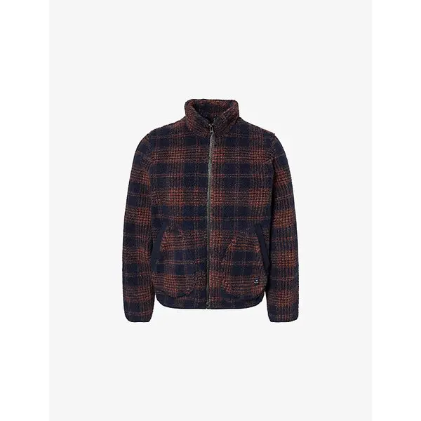 Paul Smith Check-pattern Zip-up Fleece Jacket