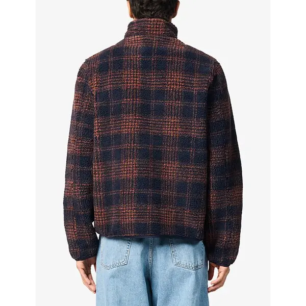 Paul Smith Check-pattern Zip-up Fleece Jacket