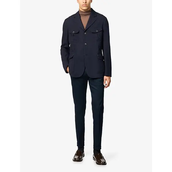 Paul Smith Safari Single-breasted Wool Jacket