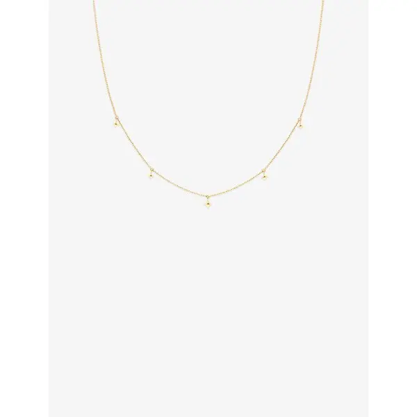 ASTRID & MIYU Cosmic Star 14ct Yellow-gold Pendant Necklace - 14ct Solid Gold