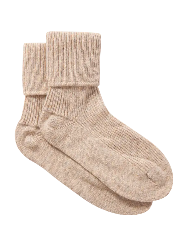 johnstons of elgin - Ribbed Cashmere Socks