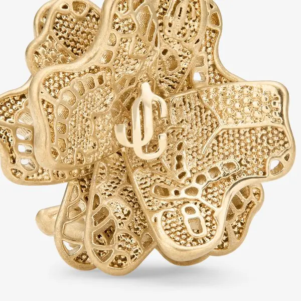 JIMMY CHOO Lace Corsage Stud Earrings