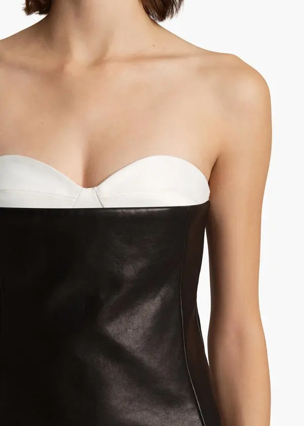 Khaite Yael Leather Dress