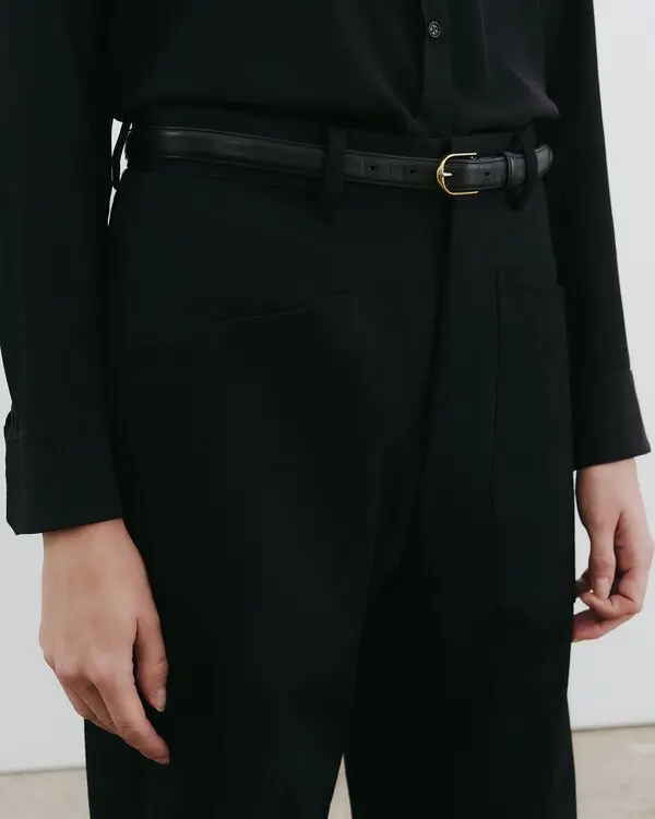 NILI LOTAN Shon Wool Pant - Black