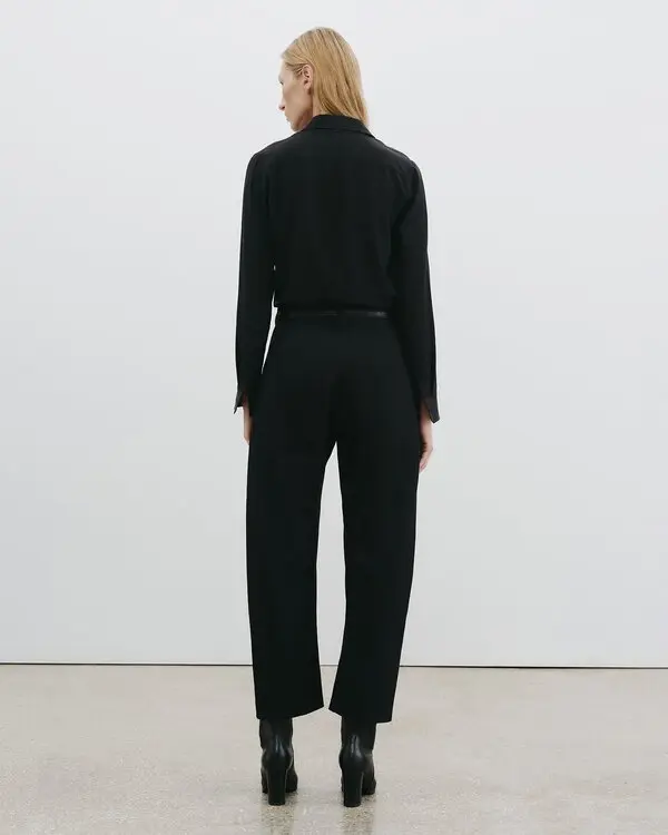 NILI LOTAN Shon Wool Pant - Black