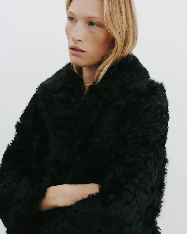 NILI LOTAN Josie Shearling Coat