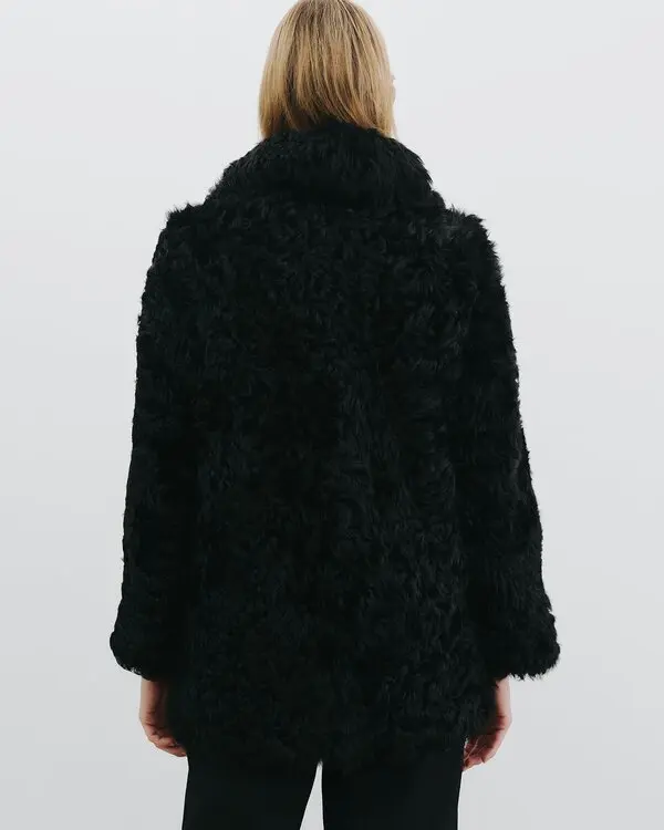NILI LOTAN Josie Shearling Coat