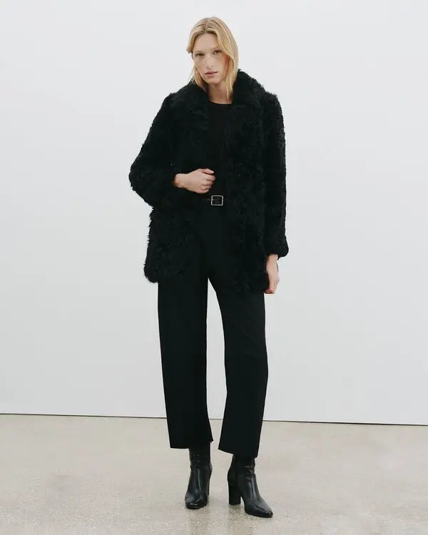 NILI LOTAN Josie Shearling Coat