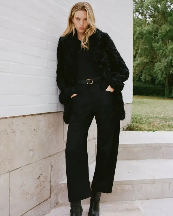 NILI LOTAN Josie Shearling Coat