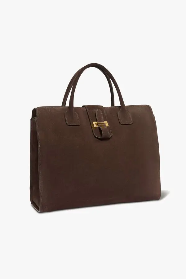 NILI LOTAN Lou Top Handle Bag - Espresso