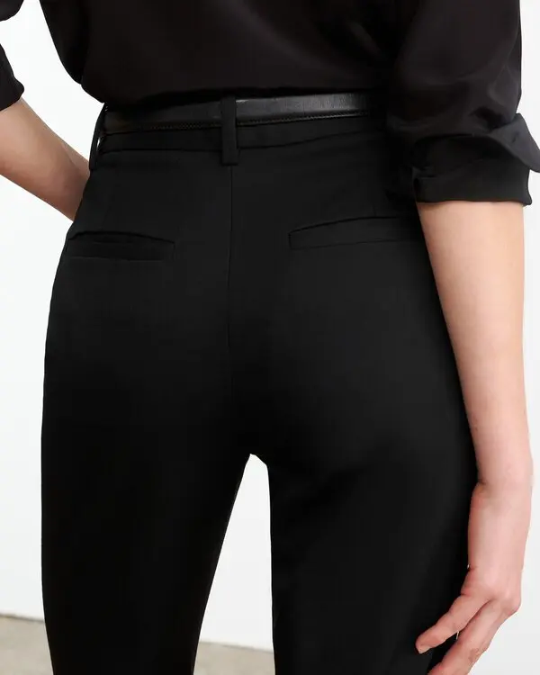 NILI LOTAN Corette Wool Pant - Black