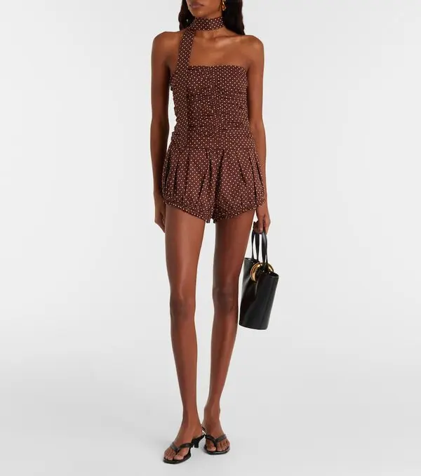 Posse Edie Polka-dot Top