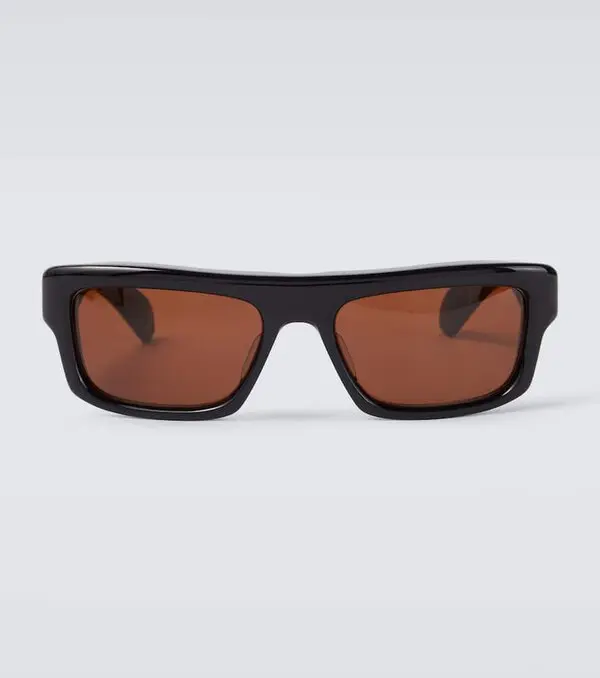JACQUES MARIE MAGE Cleavon 57 Rectangular Sunglasses - Black
