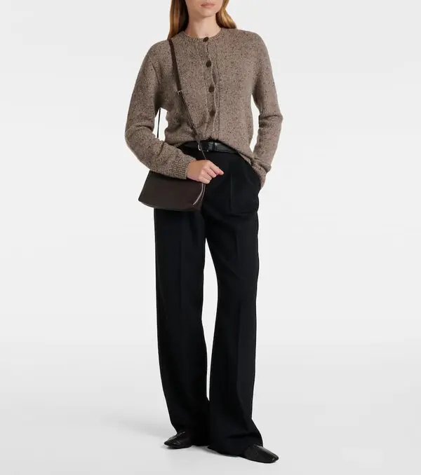 THE ROW Rene Leather Shoulder Bag