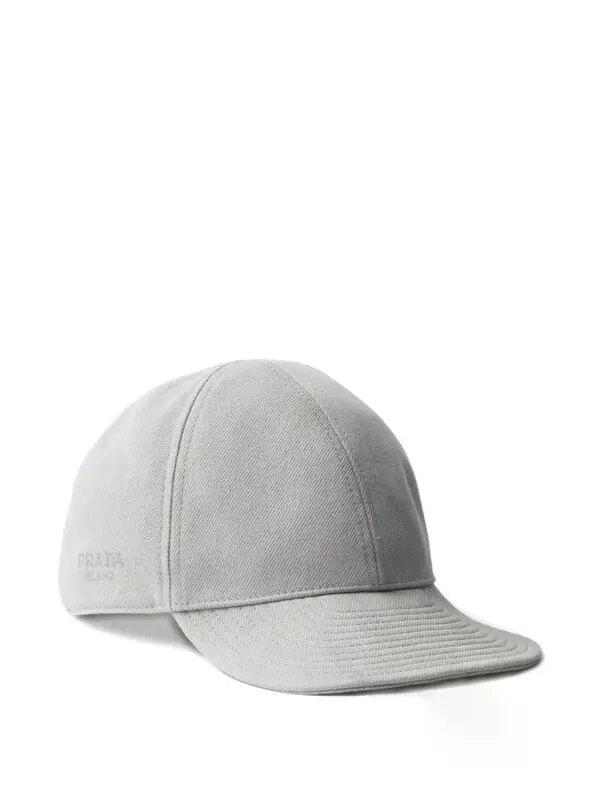 Prada Logo Baseball Cap - Grey