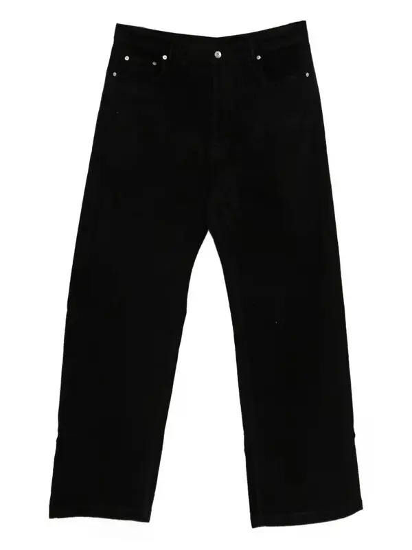 Rick Owens Cotton Trousers - Black