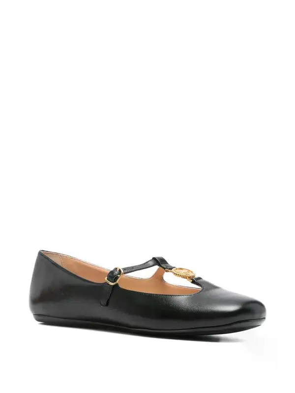Chloé Logo Medal Ballet Flats