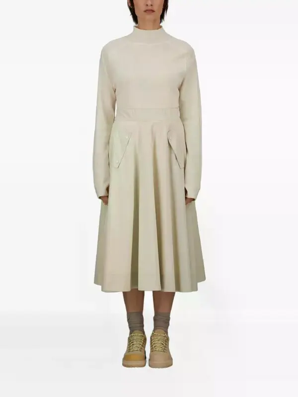 Herno Pleated A-line Skirt With Pockets